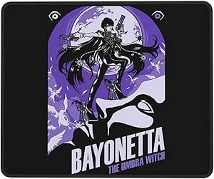 Amazon.com: Anime Bayonetta Mouse Pad Gaming Mouse Pad Anti-Slip Rubber ...