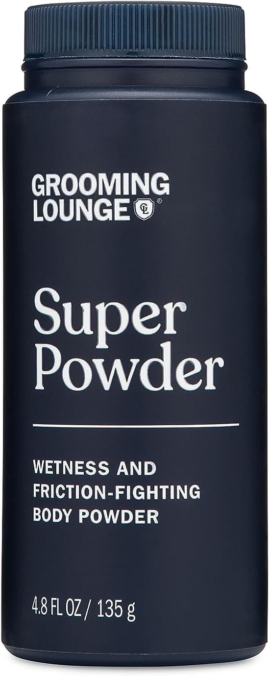 Amazon.com : Grooming Lounge Super Powder - Mens Odor, Itch and Chafing ...