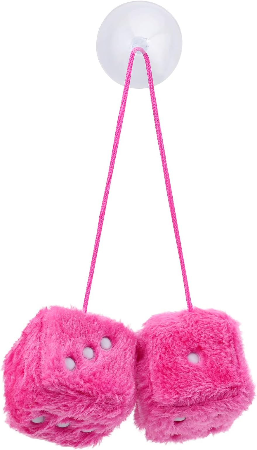 Hanging Dice Pair of Hanging Couple Car Pendant with Dots Car Interior ...