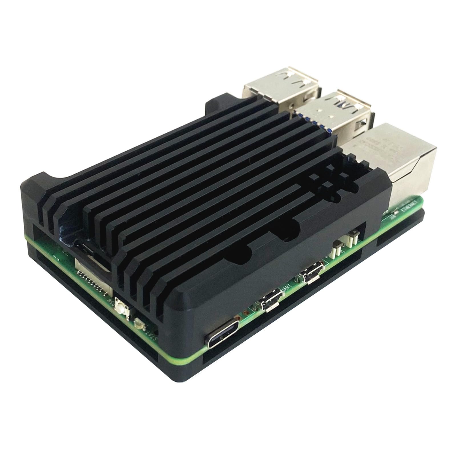 Snapklik.com : Raspberry Pi 5 Aluminum Alloy Armor Case,Pi 5 Heatsink ...