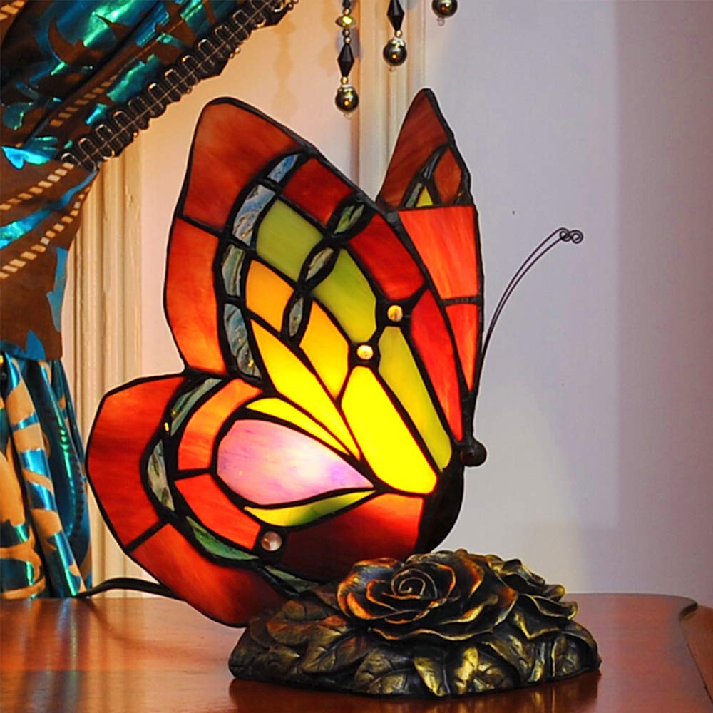 Butterfly Tiffany Style Table Lamp Tiffany Style Table Lamp And Night