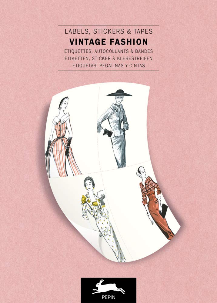 Amazon.com: Vintage Fashion: Label & Sticker Book (Multilingual Edition ...