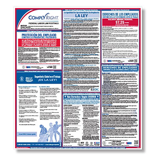 ComplyRight Federal Labor Law Poster, Spanish (ERFEDSAMZ) : Amazon.in ...