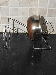 URBANMONK Rice Pot Drainer Stand Kitchen Shelves| Stainless Steel Stand ...