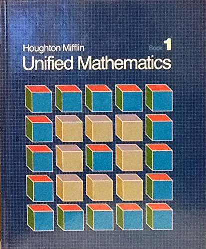 Unified Mathematics (Houghton Mifflin, 1): Gerald R. Rising: 9780395461495: Amazon.com: Books