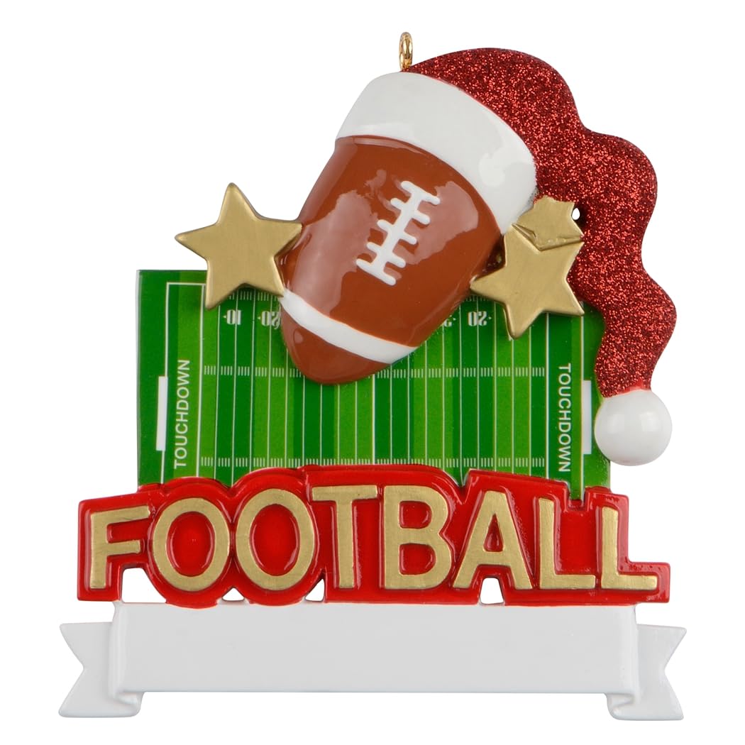Amazon.com: Personalized Football Christmas Ornaments 2024, Football ...
