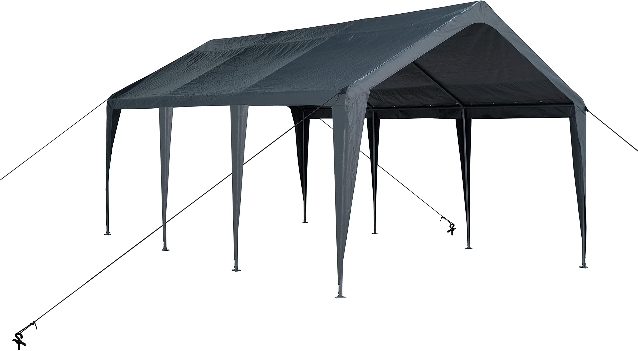 Amazon.com: Outdoor Carport 10x20ft Heavy Duty Canopy Storage Shed ...