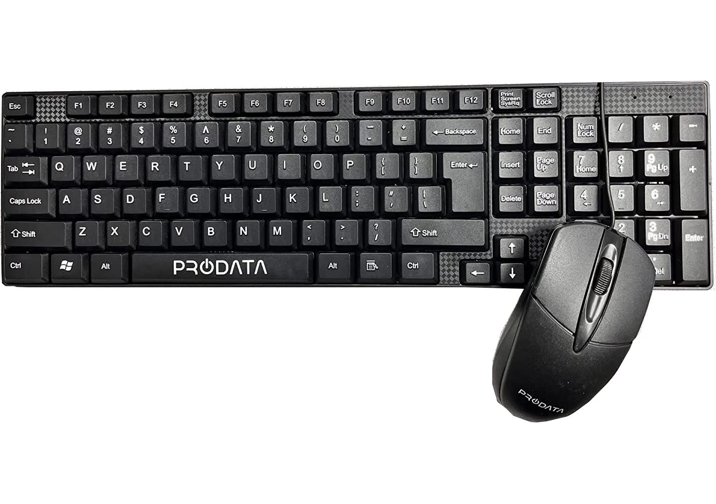 ProData USB Wired Desktop Keyboard and Mouse Combo (English Layout ...
