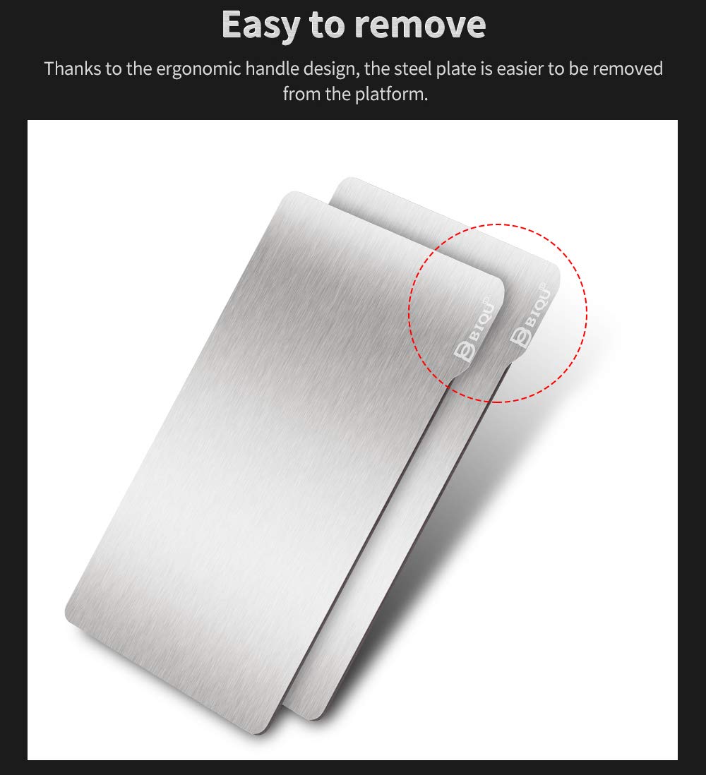 BIQU Mars Series Resin Build Plate+Magnetic Sheet, 135X75mm Resin ...