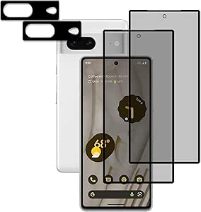 Amazon.com: HKKAIS [2-2 Pack Privacy Screen Protector Designed For Google Pixel 7 Anti Spy ...
