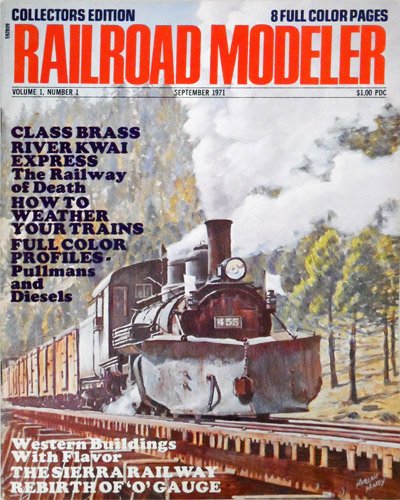 Railroad Modeler Magazine, September 1971 (Vol. 1, No. 1): Amazon.com ...