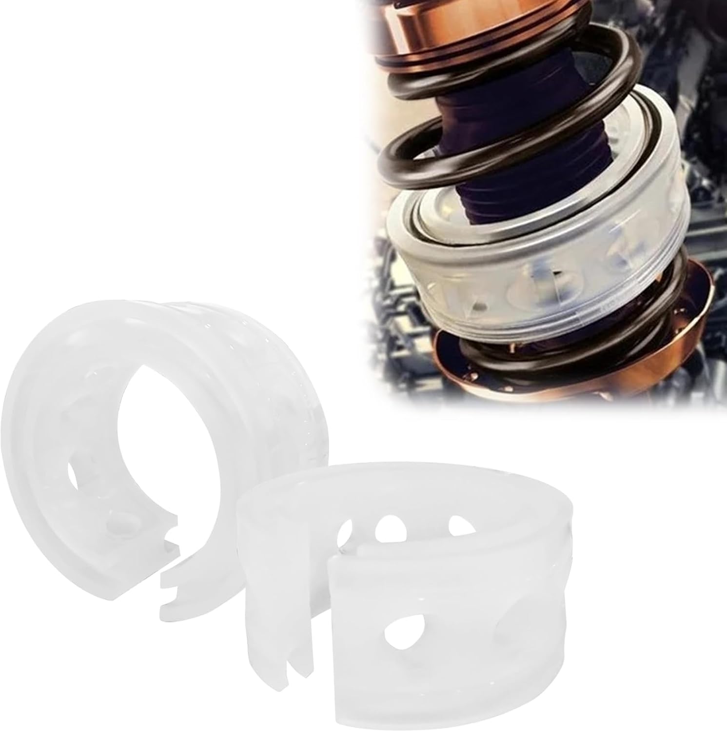 Amazon.com: SWQS 2PCS B Type Front and Rear Coil Spring Spacer, Heavy ...