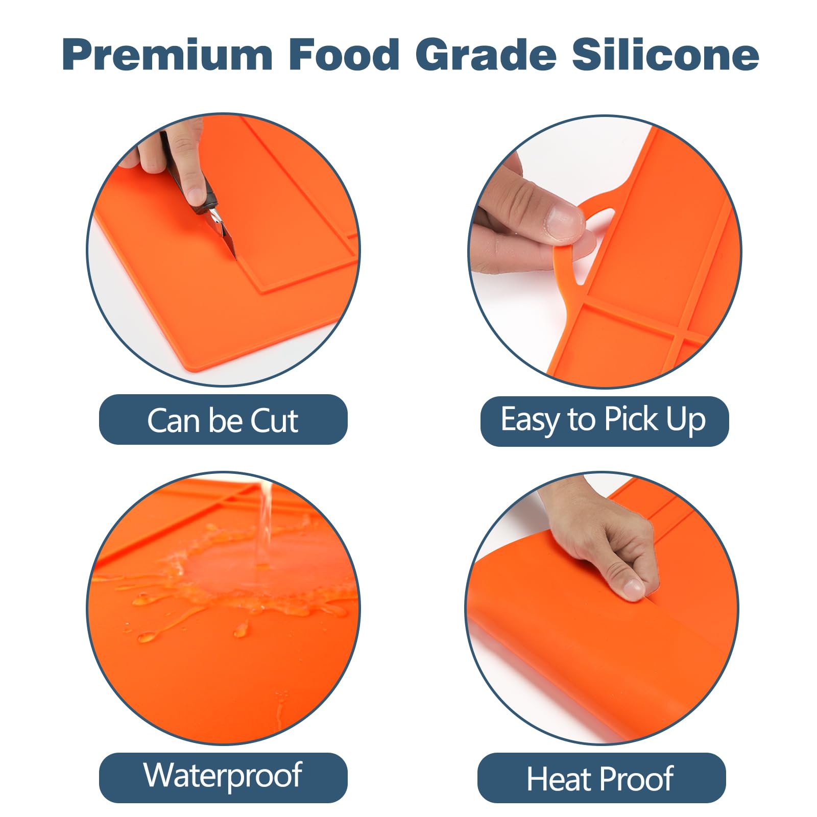 MOFEEZ Griddle Mat, Food Grade Silicone Mat, Customizable Size ...