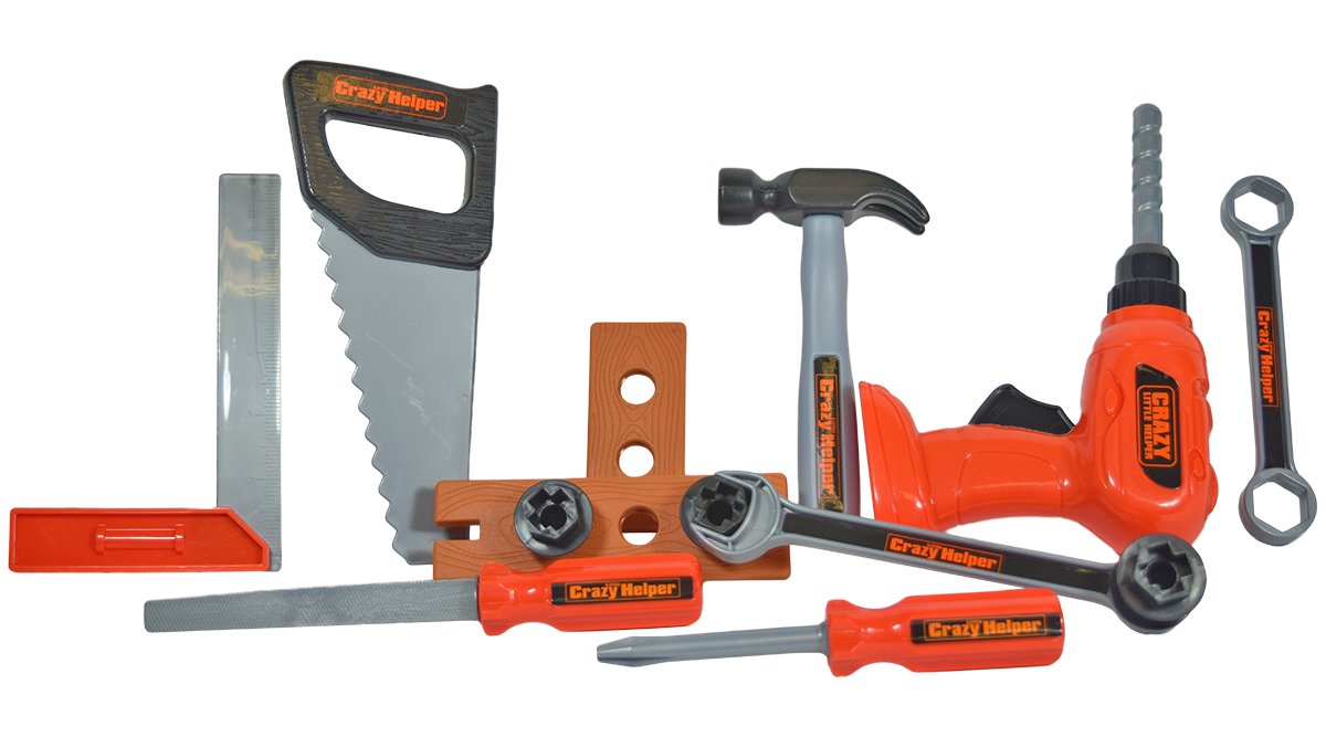 Snapklik.com : Cooltoys In Plastic Carrying Case Pretend Toolset