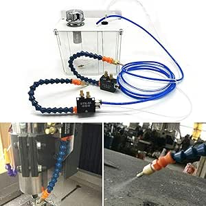 Amazon.com: YS-BPV-3000 Coolant Cooling Spray Pump Kit Self-priming Micro-mist Machine Mist ...