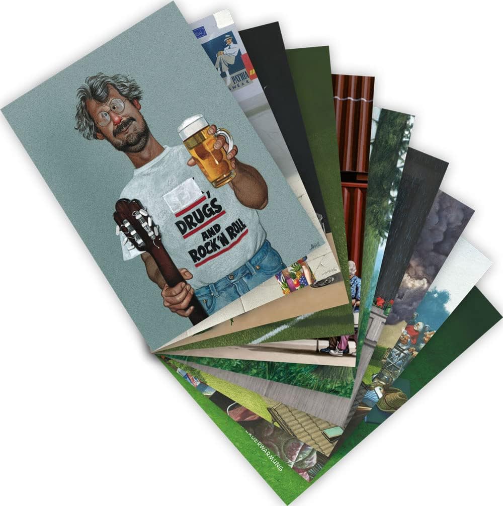 Inkognito 10er Set Postarten A6 | Postkarten-Mix Gerhard Haderer Pakete ...