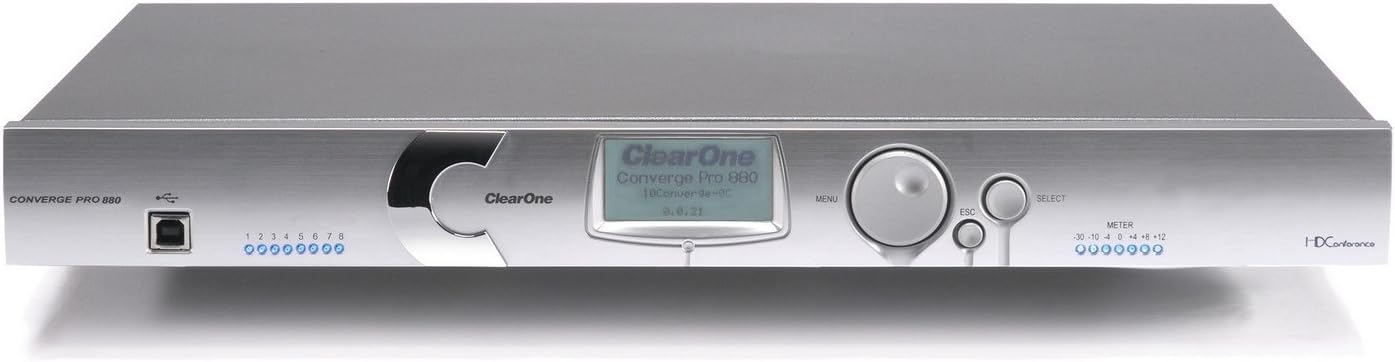 Amazon.co.jp: ClearOne Converge Pro 880 8チャンネル AEC マイクミキサー 910-151-880 ...