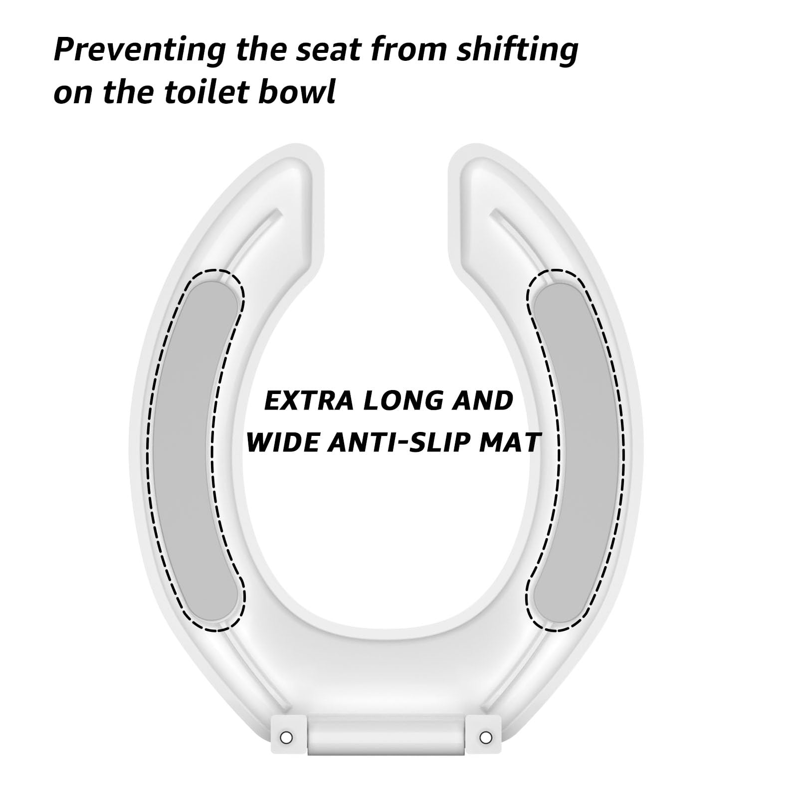 Commercial Heavy Duty Open Front Toilet Seat without Cover, Never ...