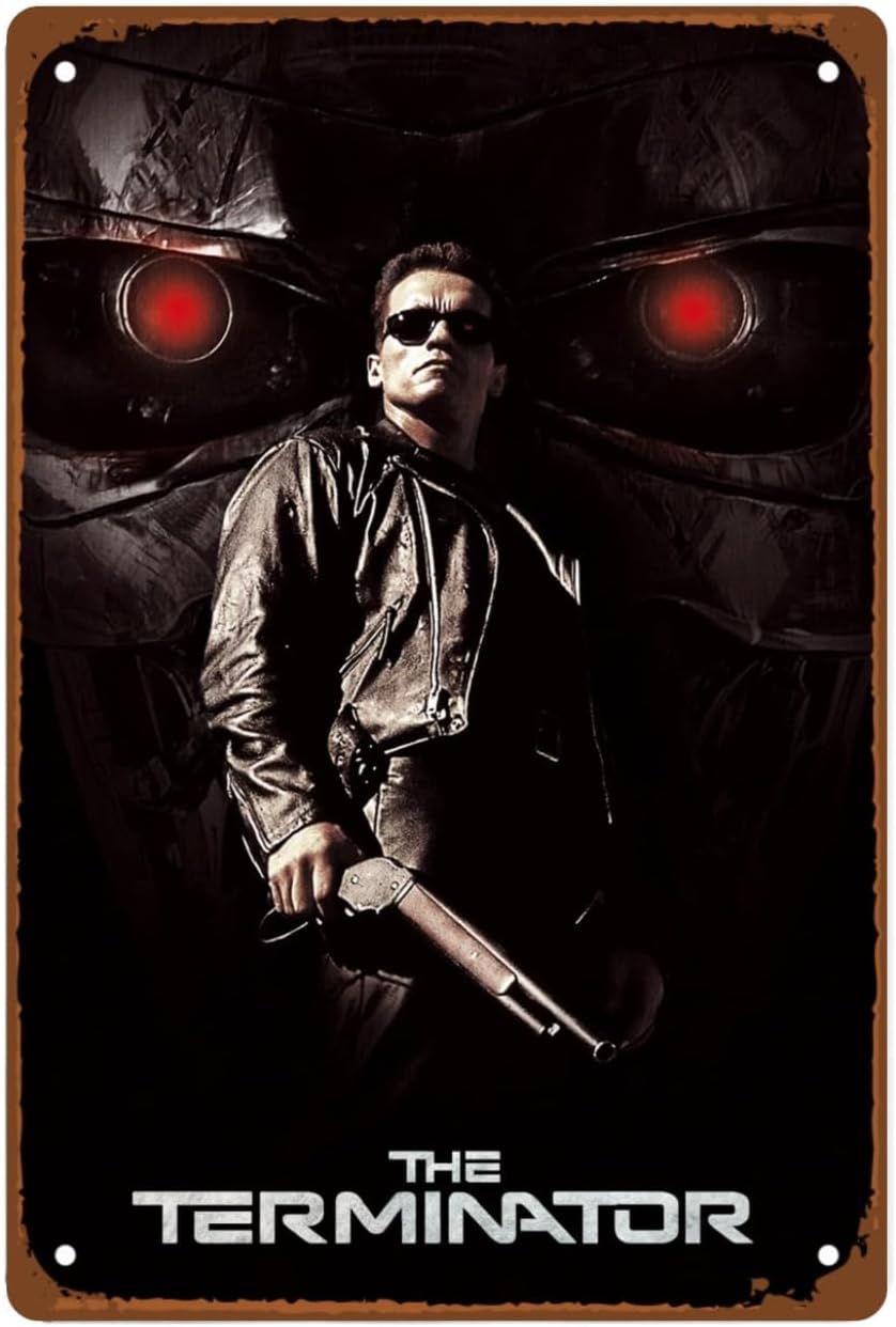 Amazon.com : AISONSITE Terminator Judgment Day Movie Man Cave Decor ...
