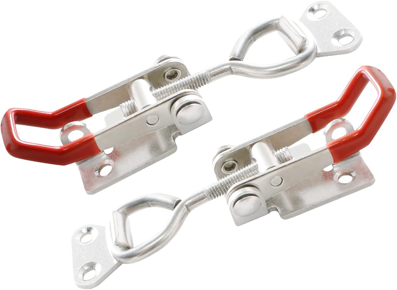 2Pcs Adjustable Toggle Clamp 304 Stainless Steel Toggle Catch Latch ...