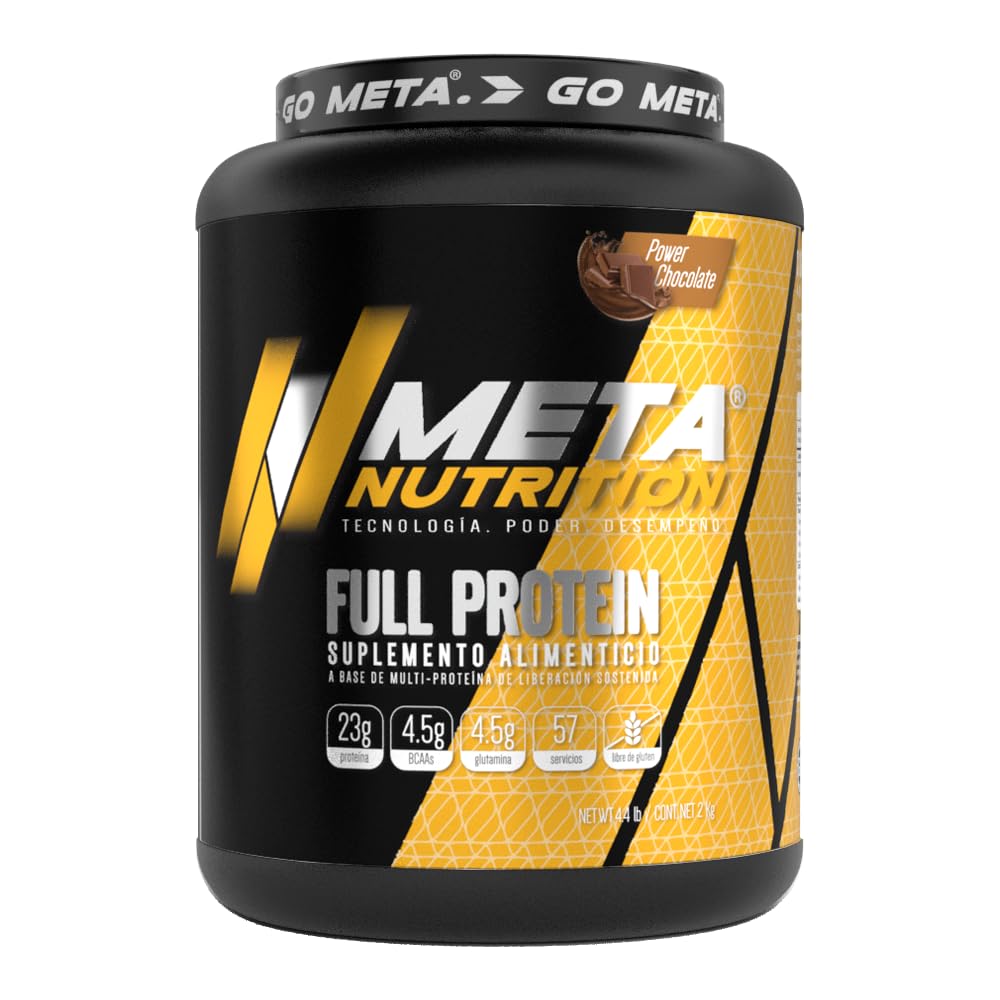Full Protein, Meta Nutrition, 4.4 lb, 56 servicios, Sabor Power ...