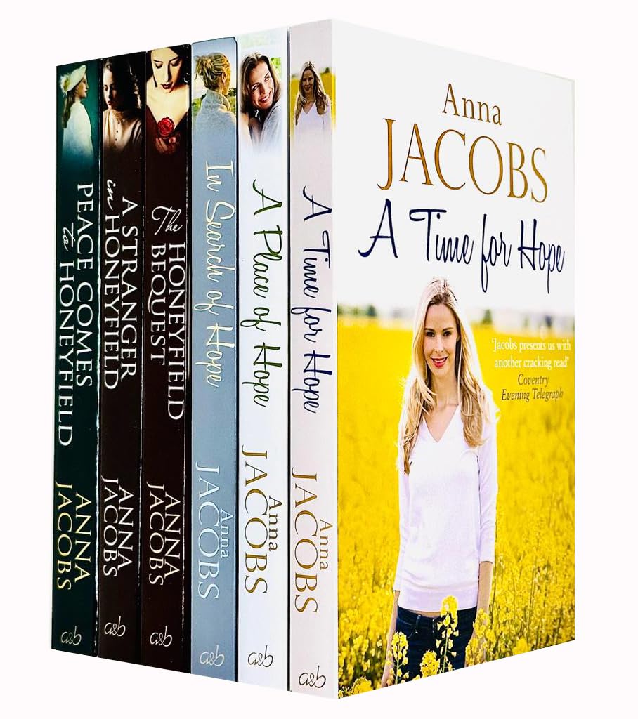 Anna Jacobs Hope Trilogy & The Honeyfield Series 6 Books Collection Set ...