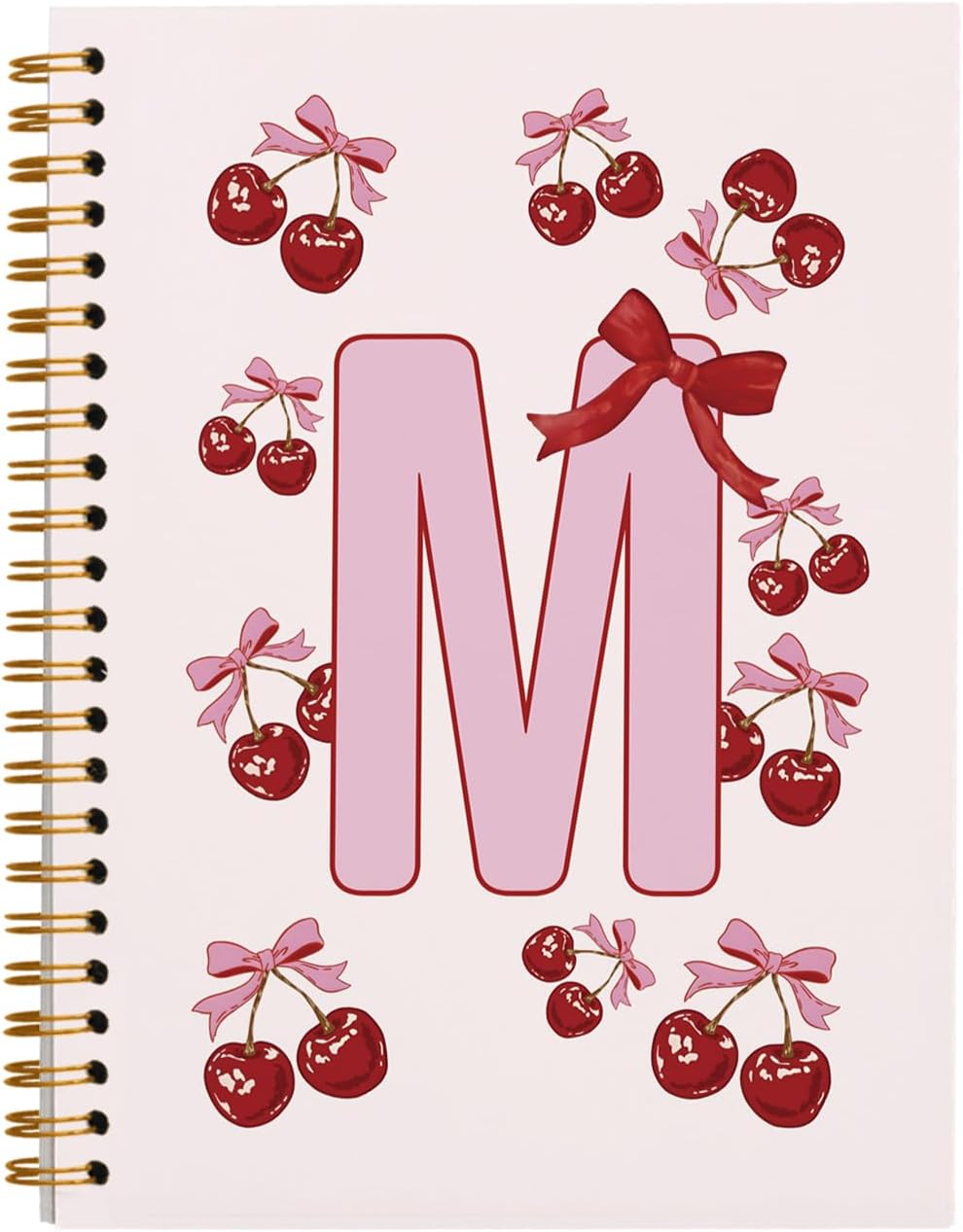 Amazon.com : Rusenbao Cute Custom Cherry Notebook Journal, Personalized ...