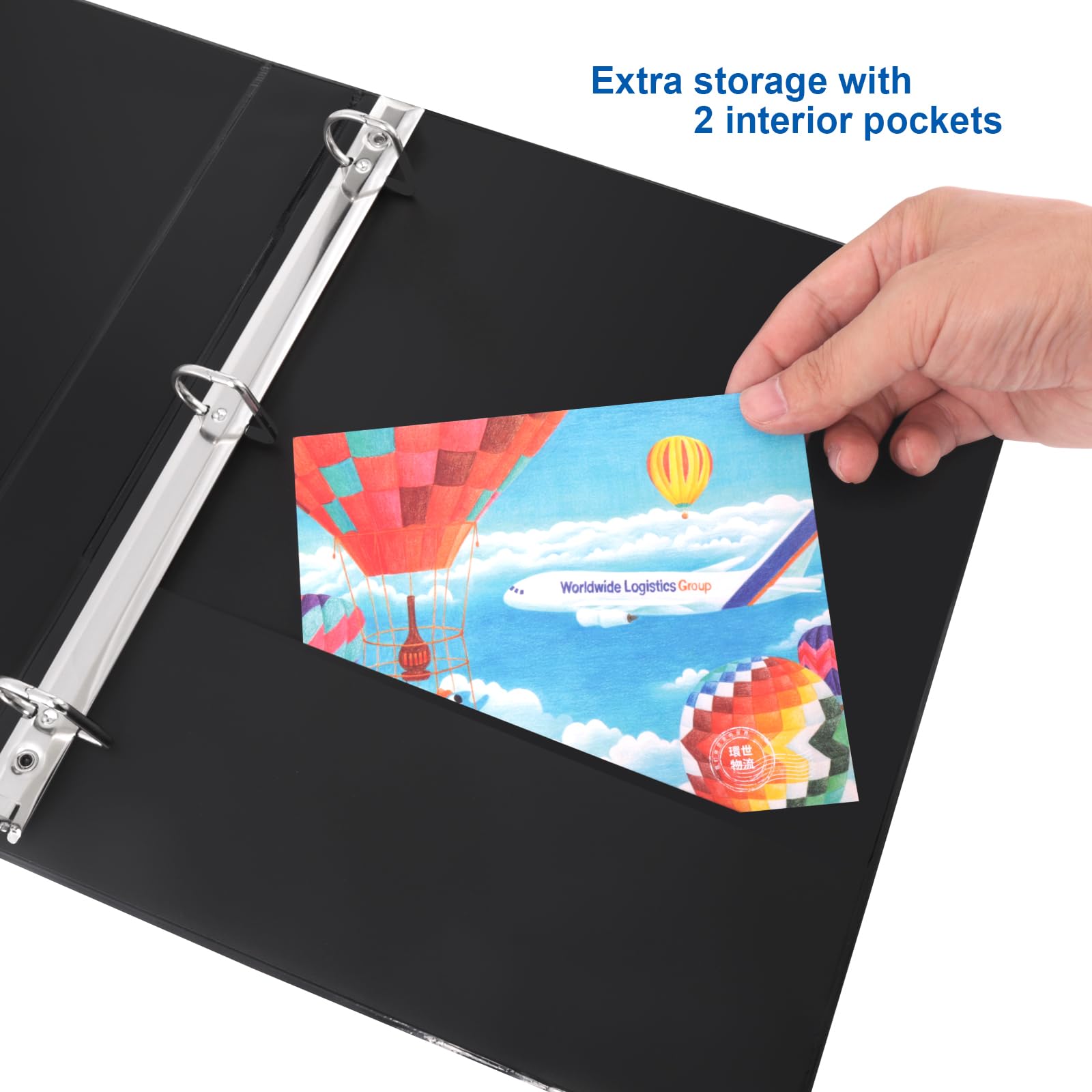 Snapklik.com : ViVin 1.5 Inch Durable View Binder