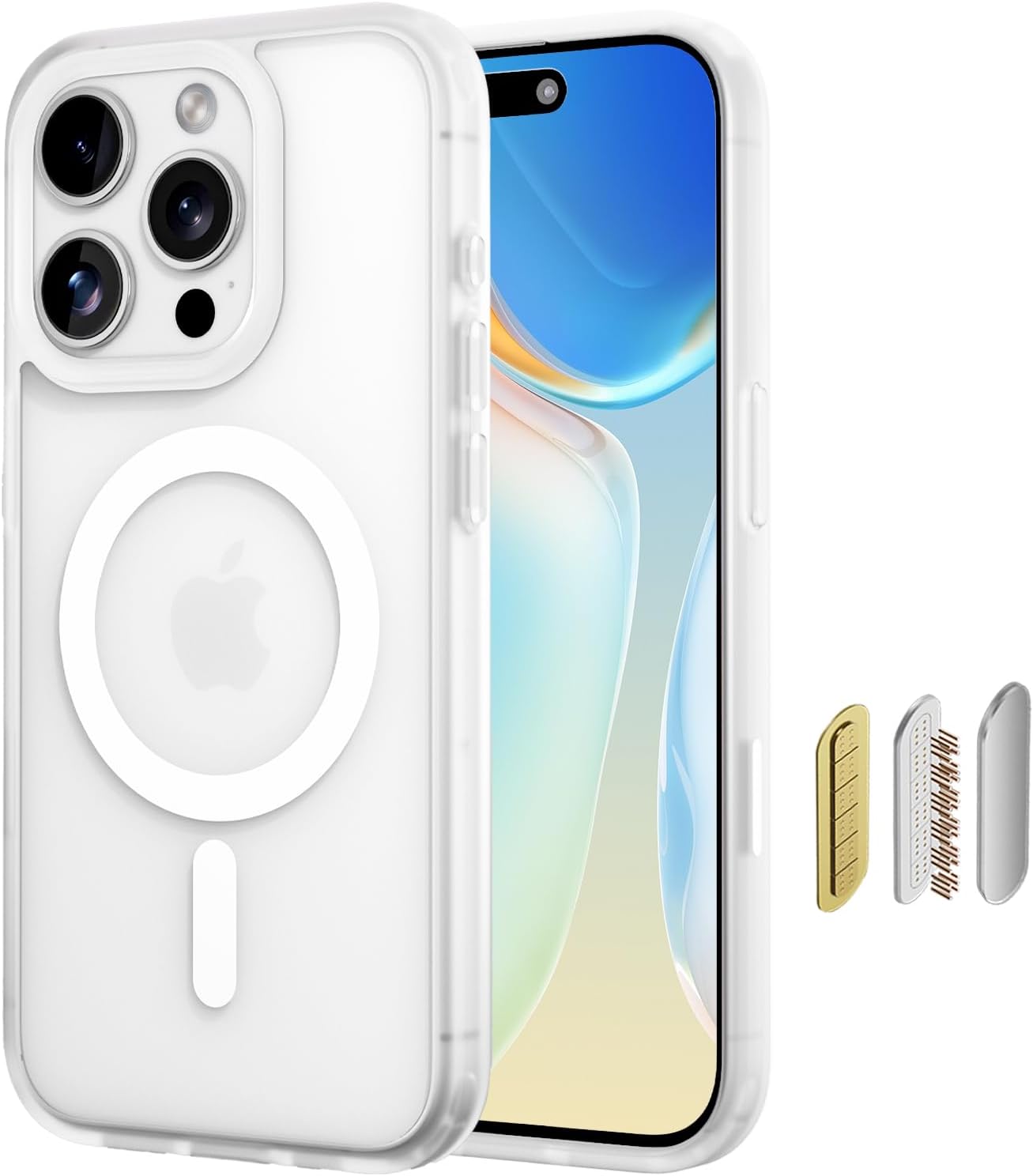 Amazon.co.jp: JETech iPhone 16 Pro 6.3インチ用 マグネット ケース MagSafeに対応 衝撃吸収 バンパーカバー ソリッドカラーマットTPUフレーム ...