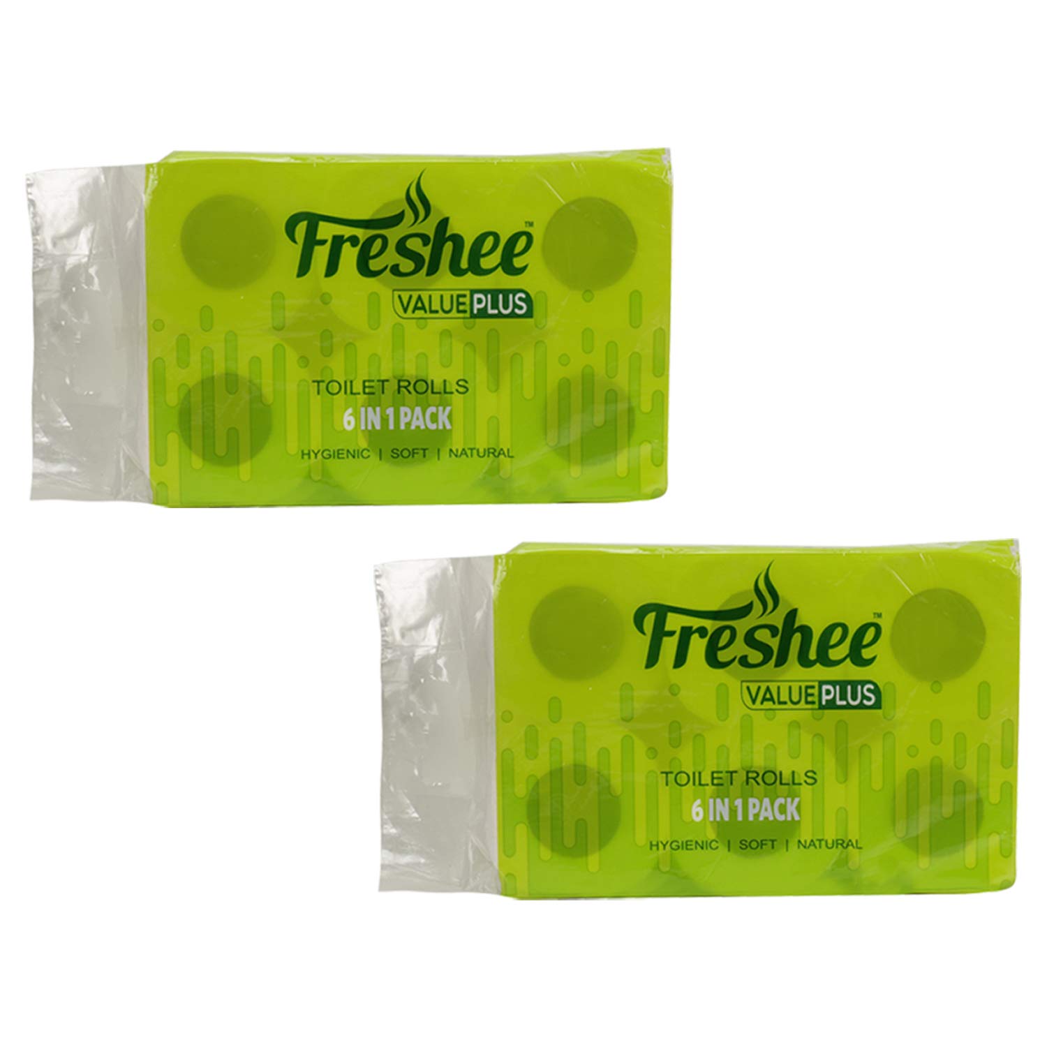 Freshee 6 In 1 Tissue Roll 2 Ply Pack Of 2 Tissue Paper, Hygience And ...