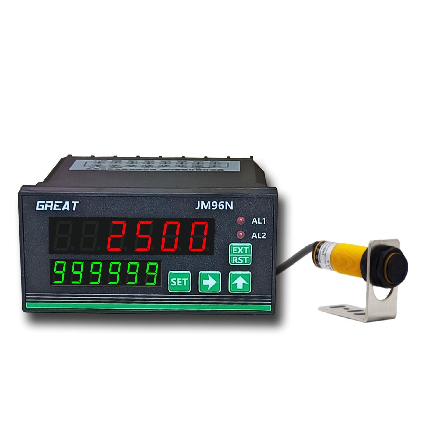 Amazon.com: JM96N Led Digital Counter Count Up to 999999 with Infrared ...