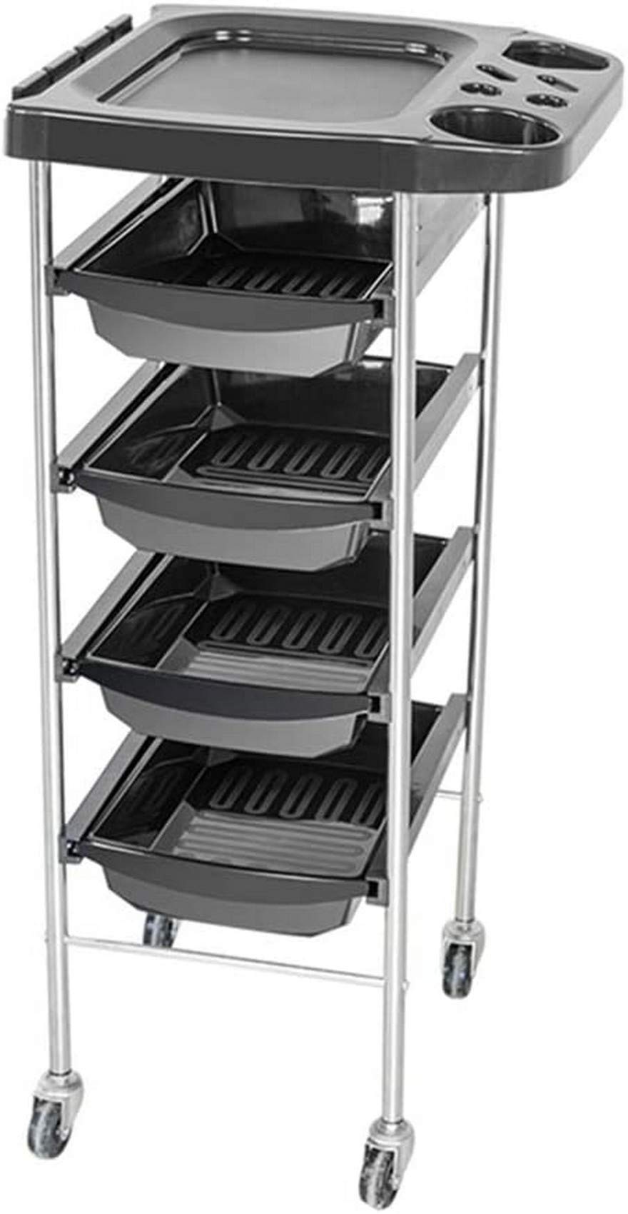 Buy Salon Trolley Cart, Salon Hairdresser Trolley Cart 5-Layer Barber ...