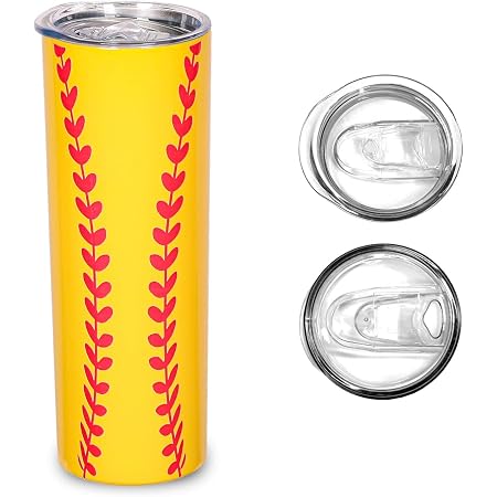 Amazon.com | winorax Softball Tumbler 4-in-1 Can Cooler Softball ...