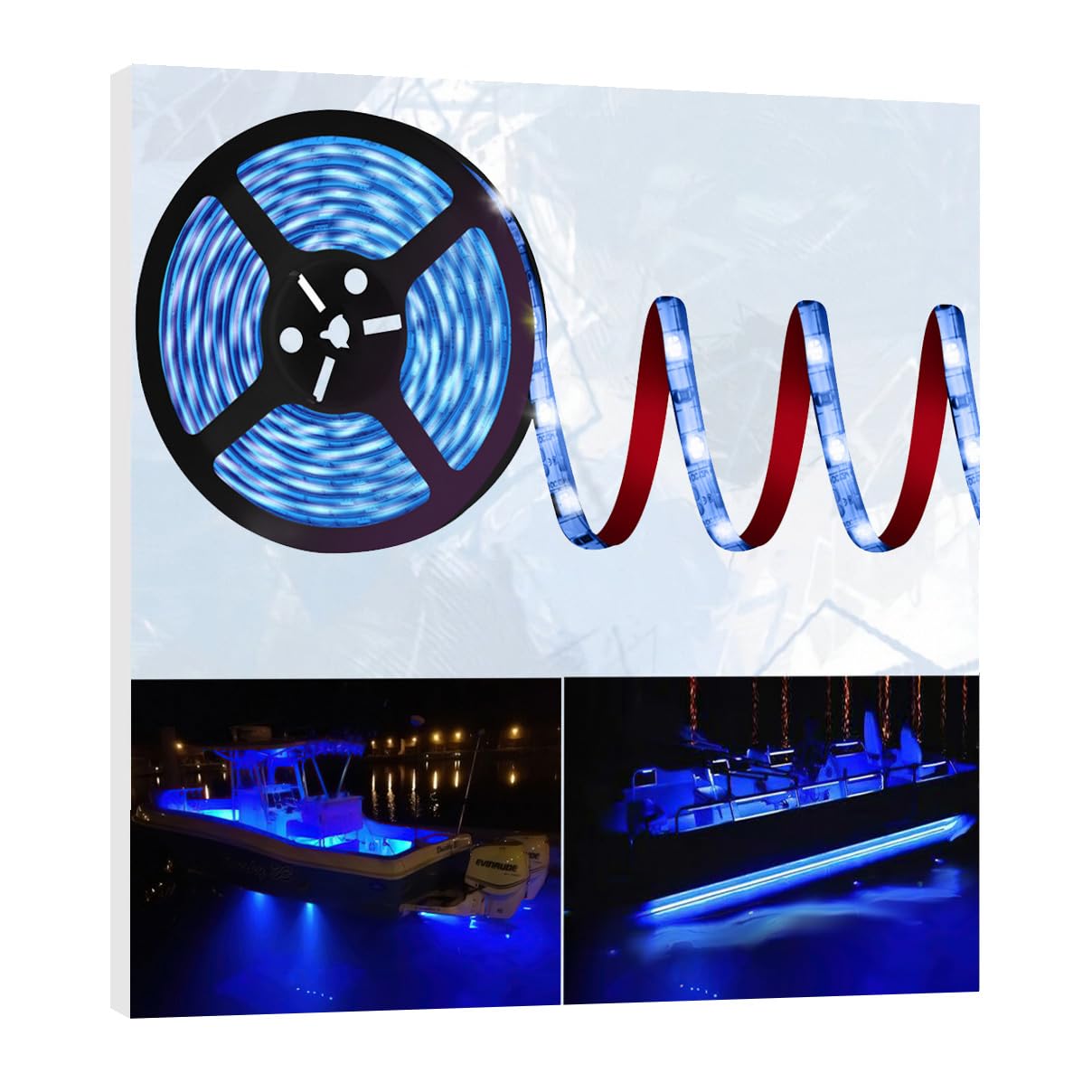 Snapklik.com : HOKIION Pontoon Led Boat Lights, 12V 20FT Marine Led ...