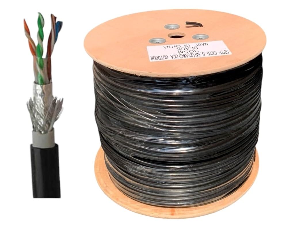 XForm CAT6 305M SFTP Outdoor Cable 23AWG -4 * 2 * 0.56 CCA -0.98mm±0 ...
