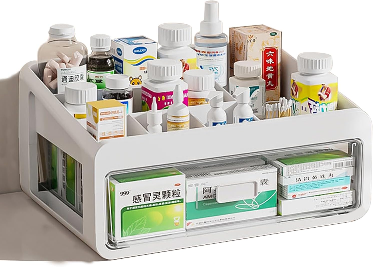 Amazon.com: Drawertype Plastic Storage Box Organizer/Medicine Box ...