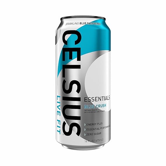 Amazon.com : Celsius Essentials Blue Crush 16oz : Grocery & Gourmet Food