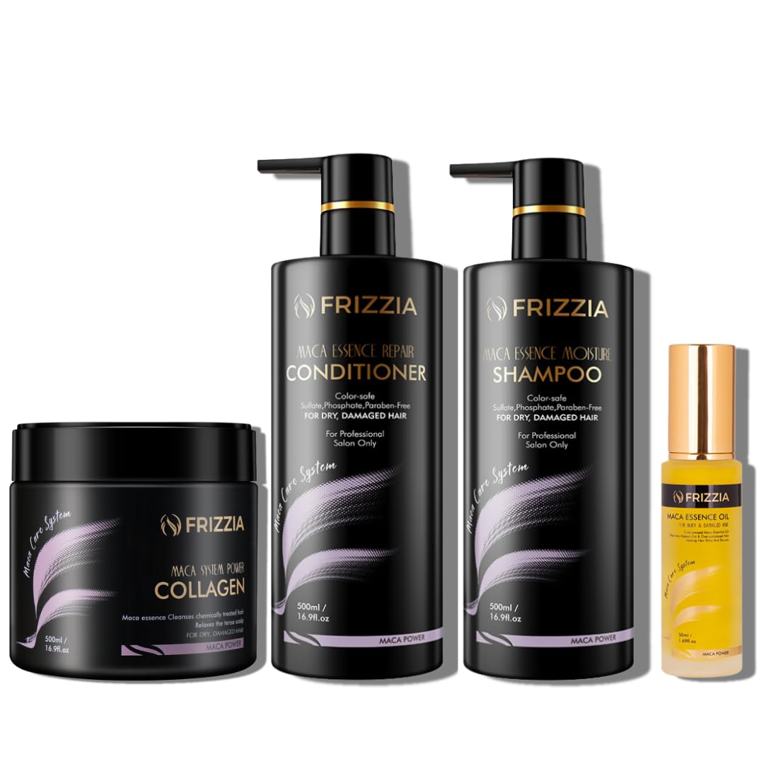 Amazon.com: Frizzia Ultimate Hair Care Kit: Repairing Mask, Nourishing ...