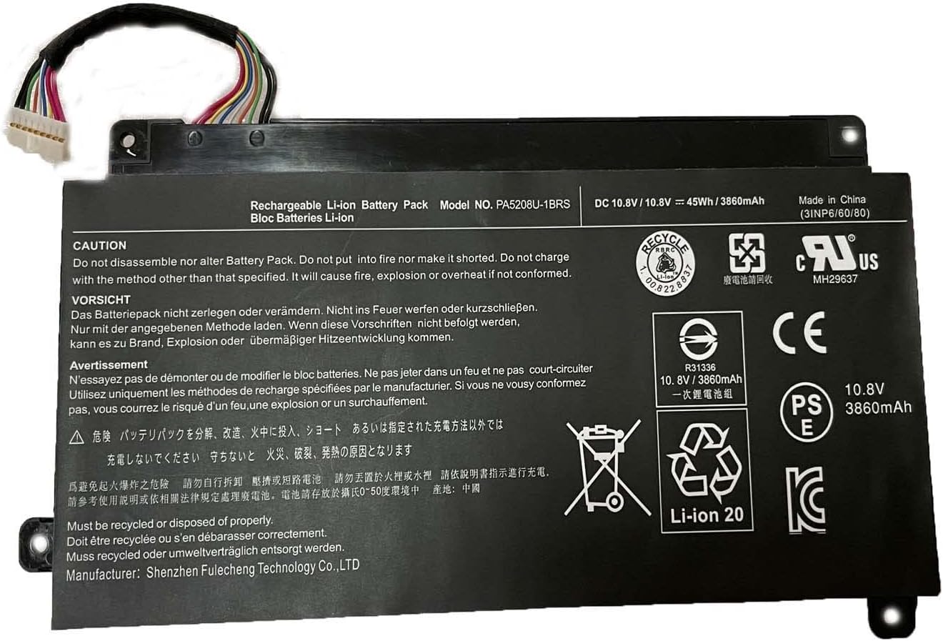 Amazon.com: aowe Replacement PA5208U-1BRS Battery for Satellite E45W ...