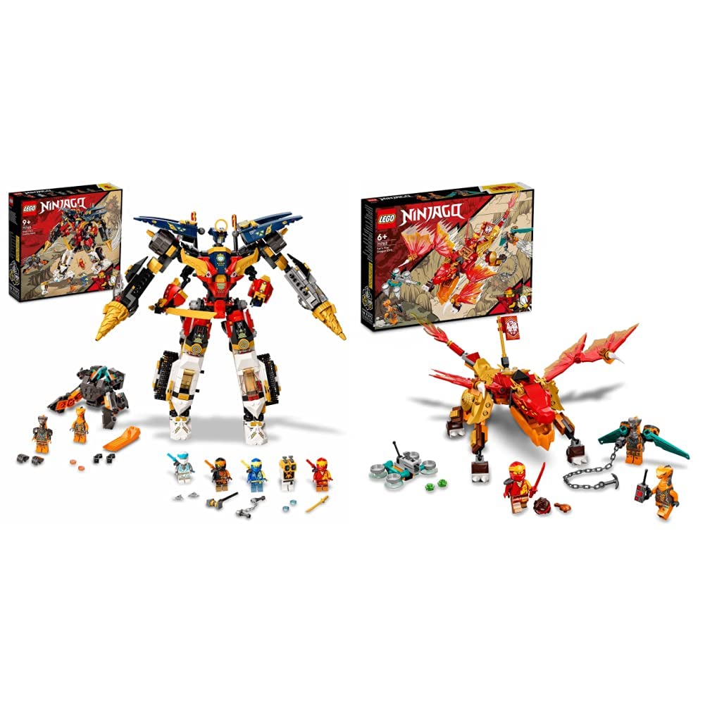 Buy LEGO 71765 NINJAGO Ninja Ultra Combo Mech 4 in 1 Set with Toy Car ...
