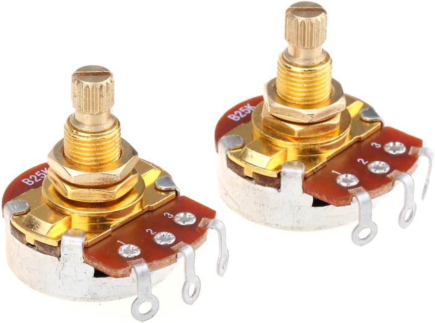 Amazon.com: Musiclily Pro Brass Thread Full Metric Sized Control Pots ...