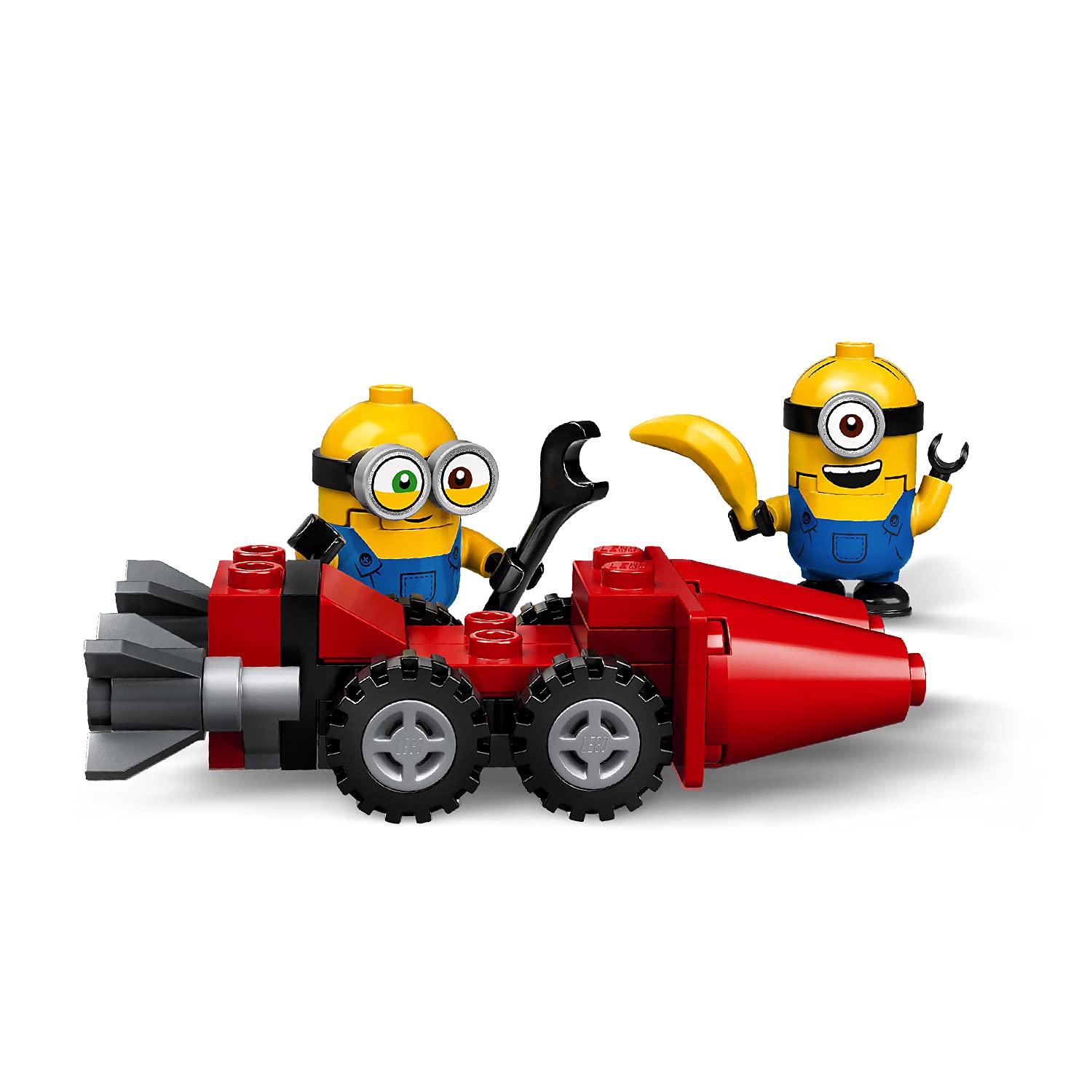 LEGO 75549 Minions Unstoppable Bike Chase Toy with Gru, Bob & Stuart ...