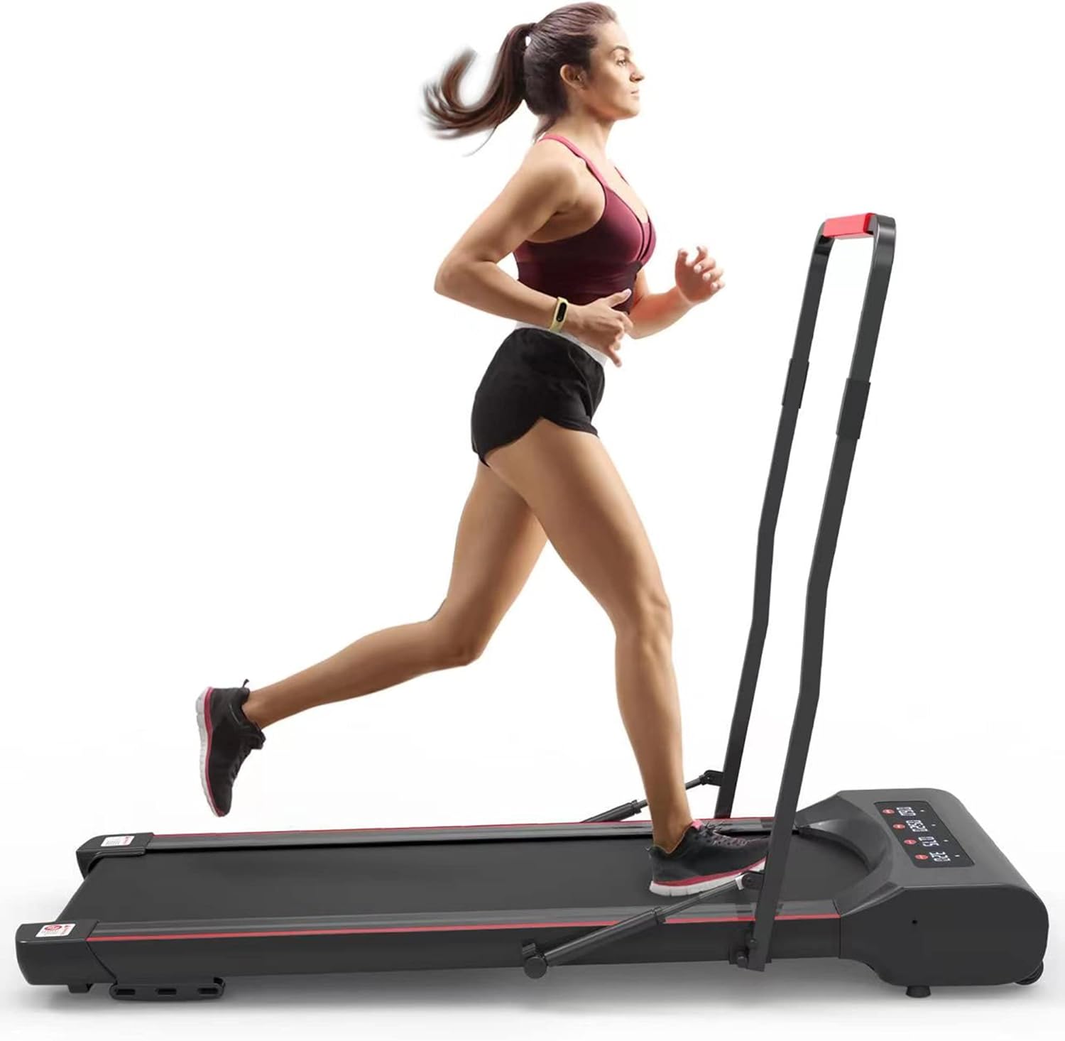 Amazon.com : Walking Pad Treadmill Under Desk with Handlebar Foldable ...