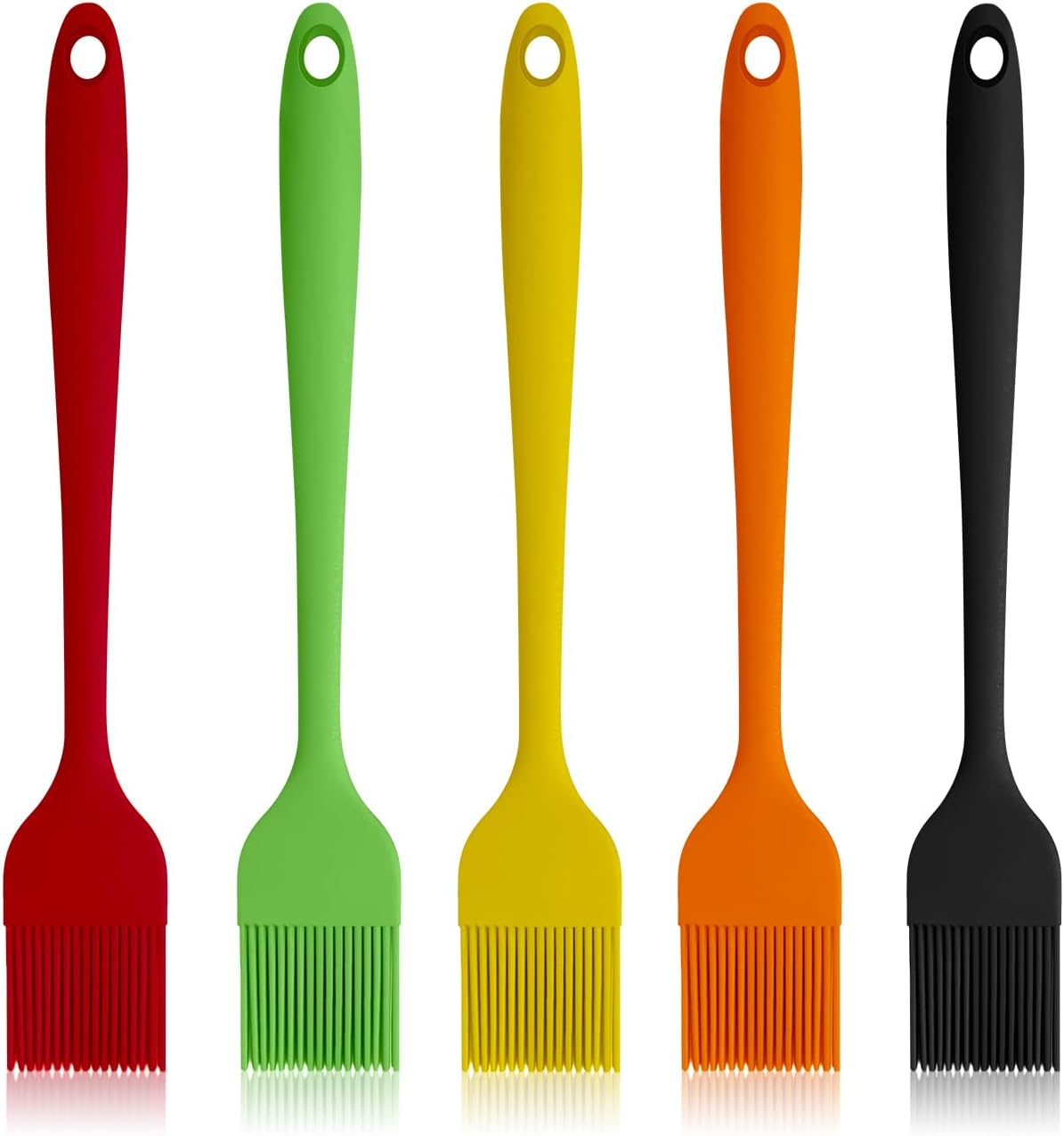 Amazon.com: MIFASOO 2 Pack Heat Resistant Silicone Basting Brush,Black ...
