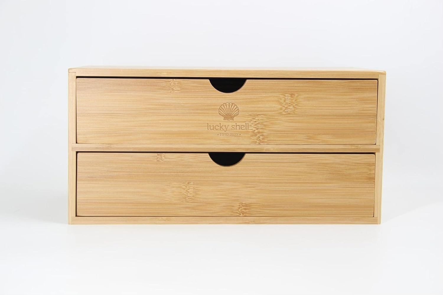 Amazon.com: Bamboo Desk Organizer, Bamboo Desktop Organizer Wood with ...