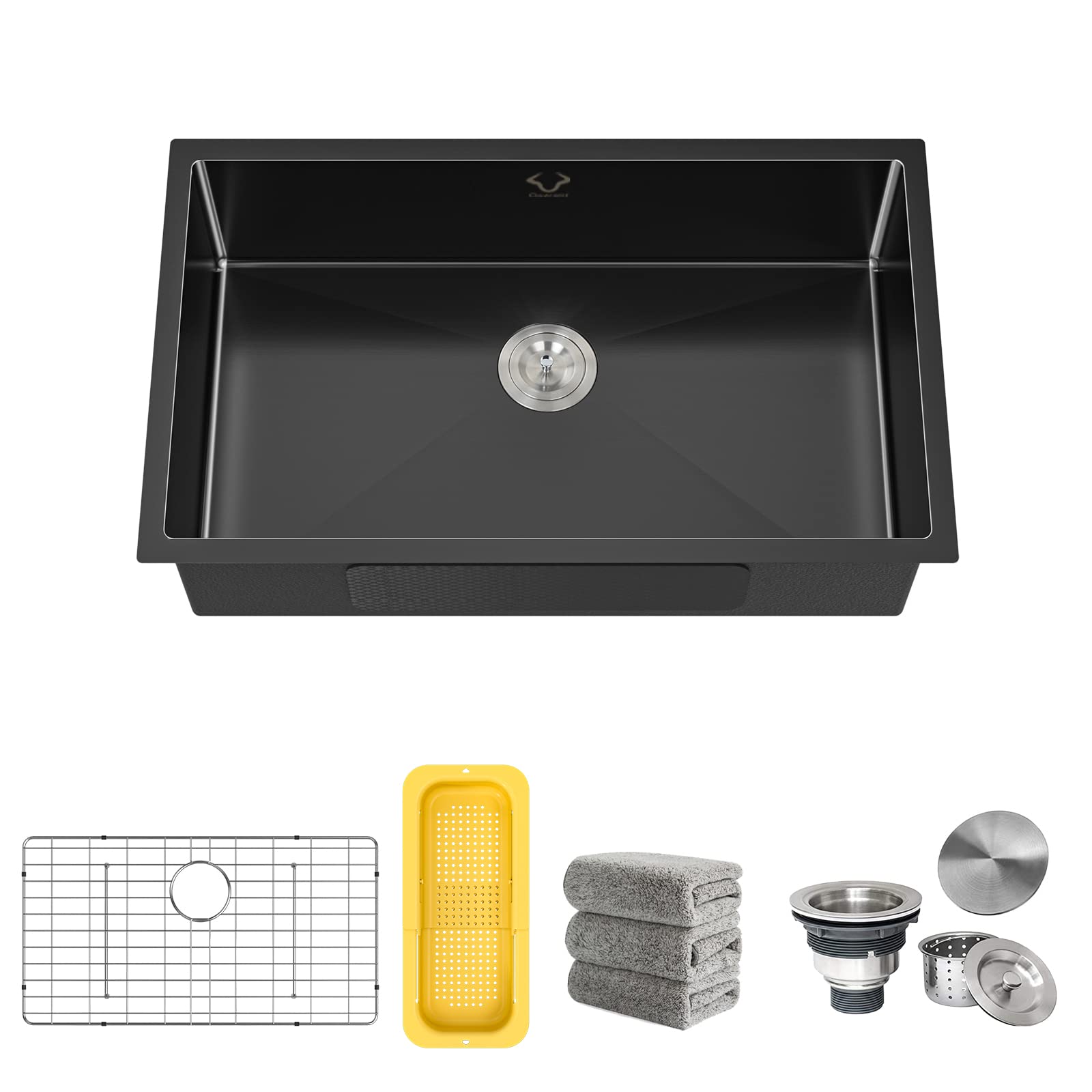 Snapklik.com : Kitchen Sink 30x18 Inch Undermount Kitchen Sink 16 Gauge ...