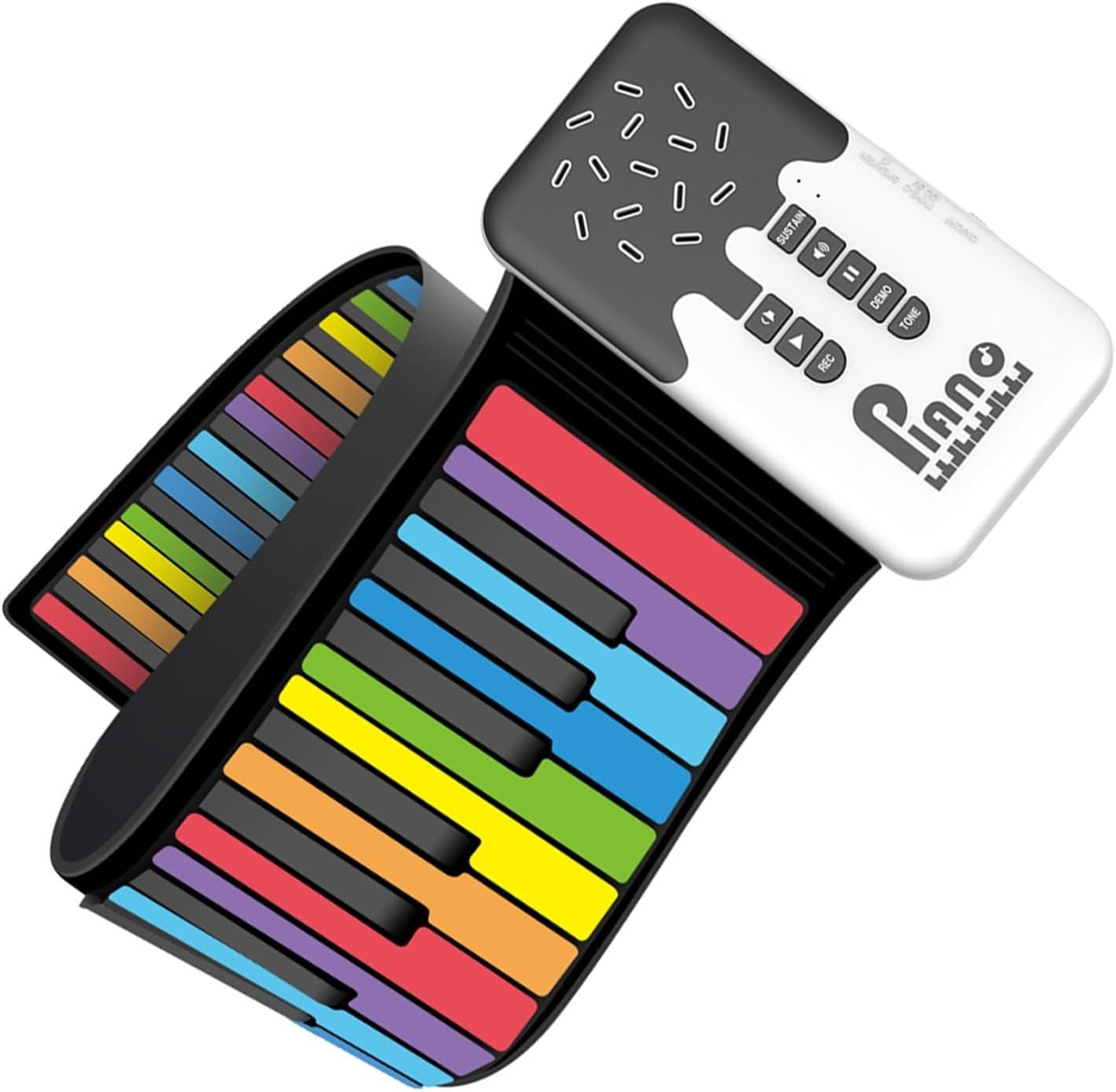 Amazon.com: 49 Keys Digital Keyboard Roll Up Piano With Loud Speaker ...