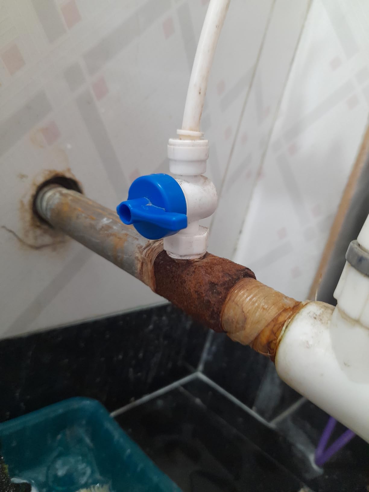 Supreme Ro System Inlet Ball Valve Set 1/4" + Plastic Connector for ...