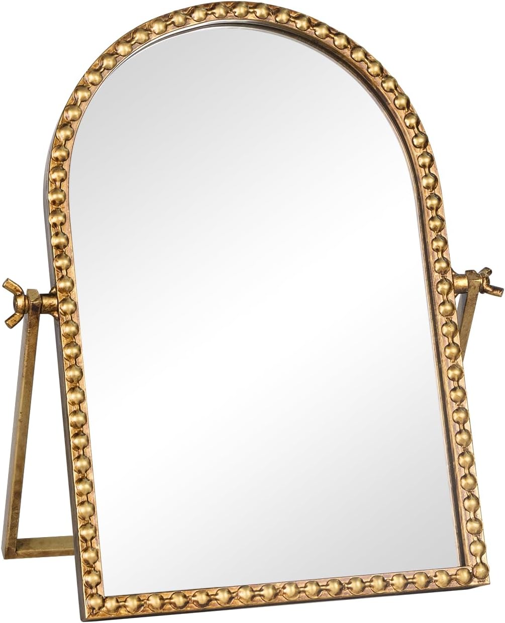 Amazon.com - HSDDHOME Vintage Gold Vanity Makeup Desk Mirror - Antique ...