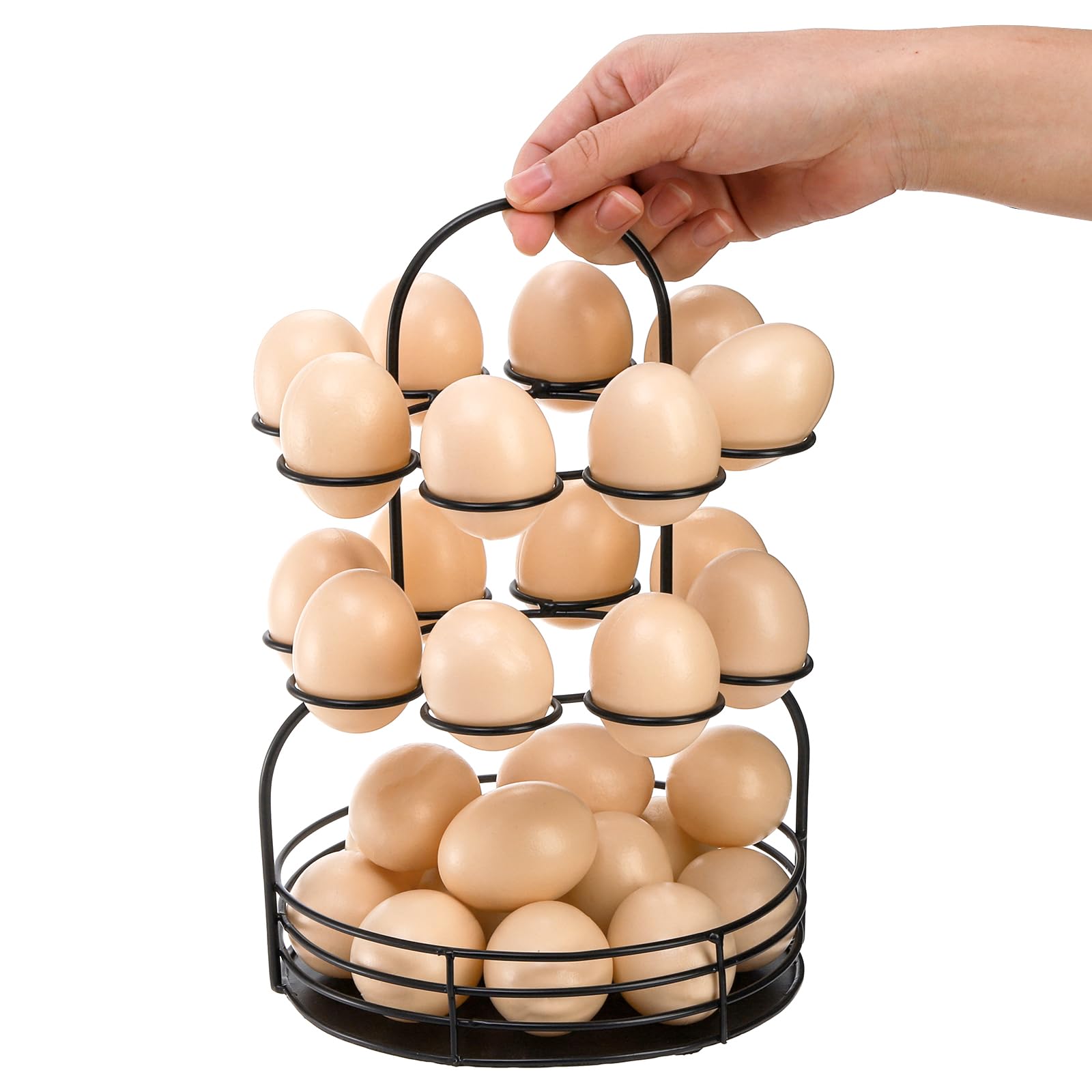 Snapklik.com : Yopay Metal Egg Holder Countertop, Fresh Chicken Egg ...